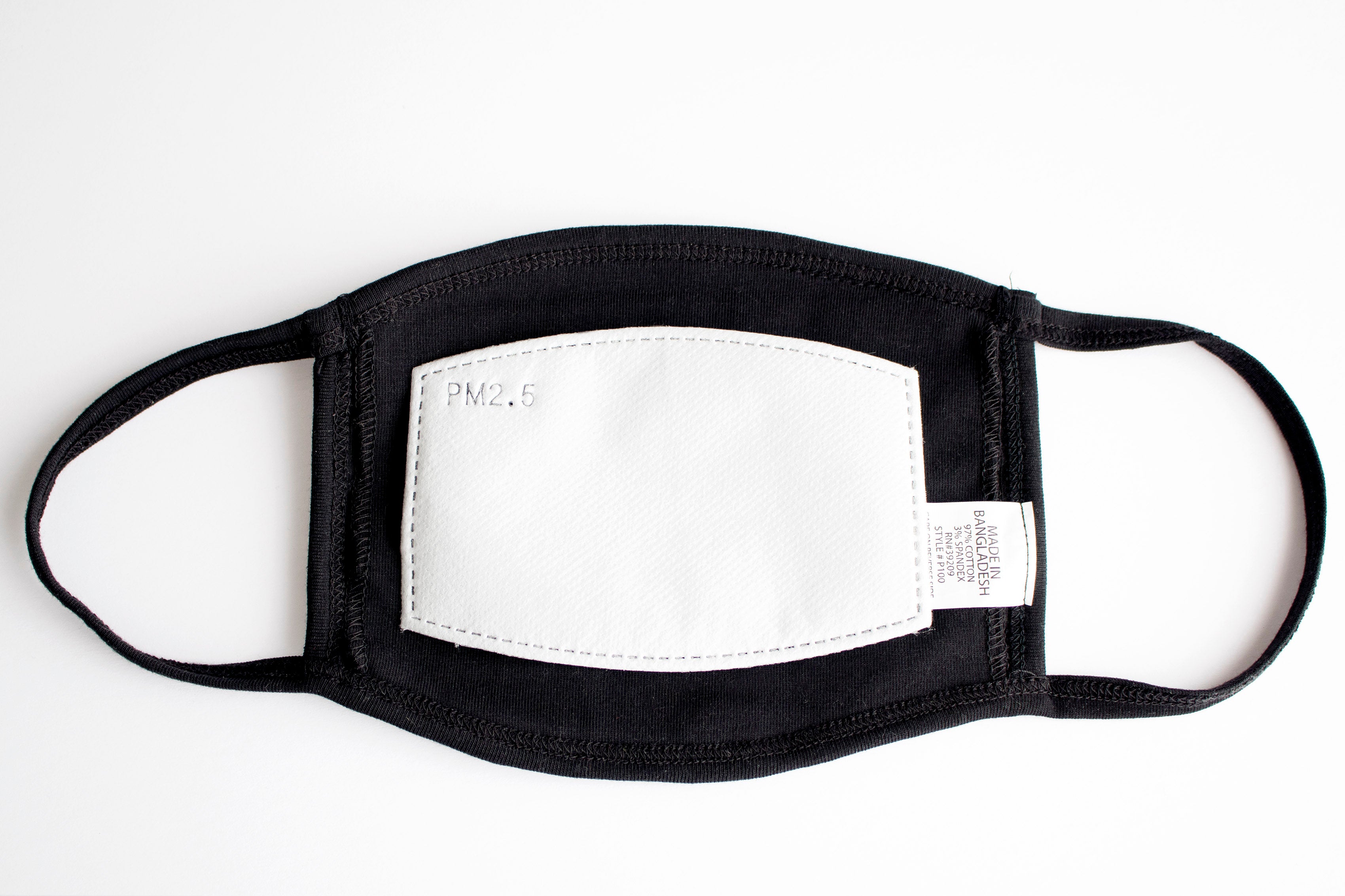 WHITE ROSE Adult Face Mask with Filter Pocket and 1 Filter Included ...